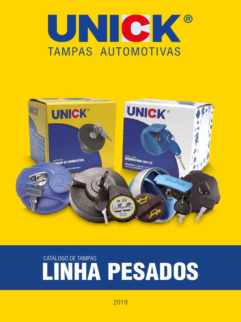 12-Catalogo Unick Tampas Linha Pesada 2019 | PDF | Catálise | Indústria ...