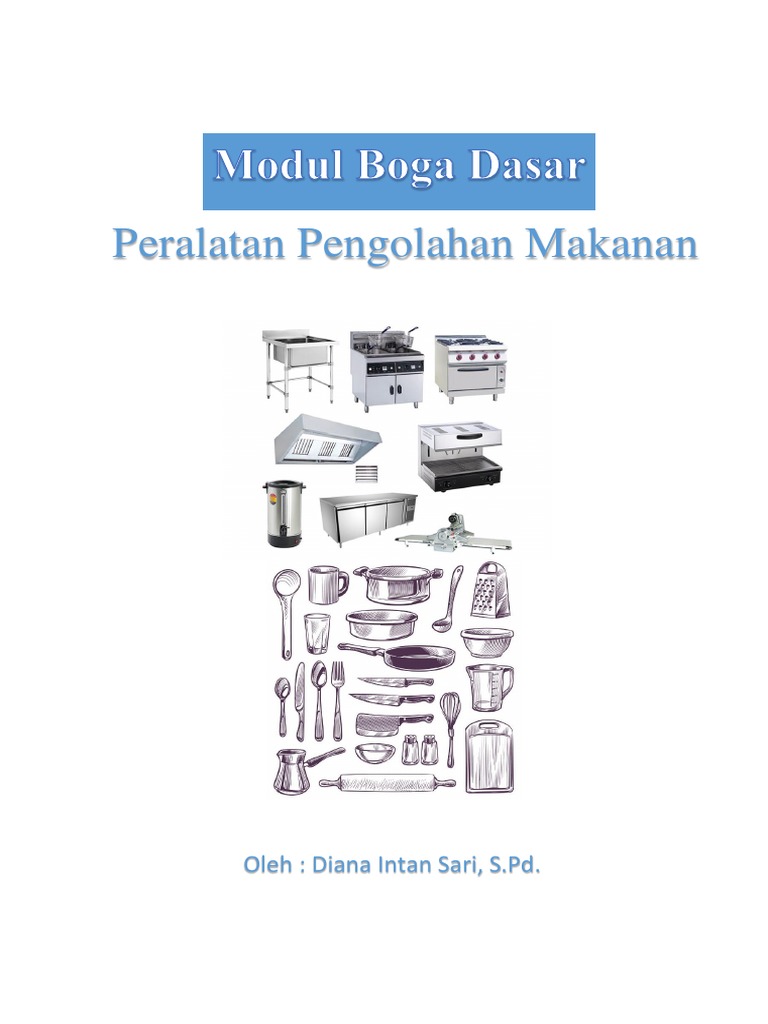 Modul Boga Dasar Bab 1 Peralatan Pengolahan Makanan | PDF