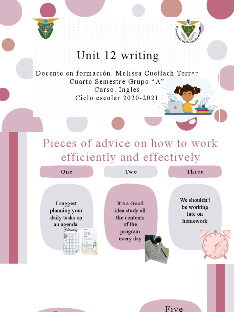 Unit 12 Writing | PDF | Self-Improvement