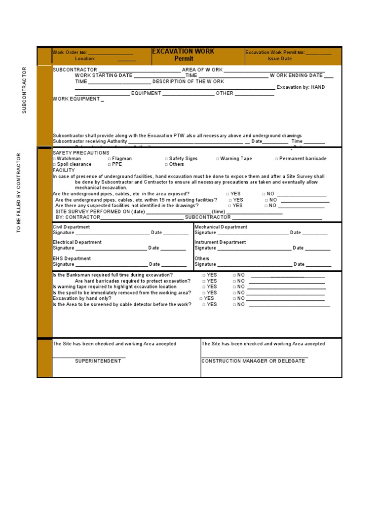 Work Order No | PDF | Safety