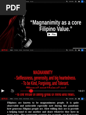 Examples Of Magnanimity