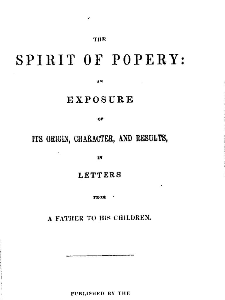 The Spirit of Popery | PDF | Indulgence | Eucharist