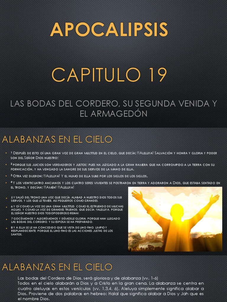 Apocalipsis 19 | PDF | Jesús | Cordero de Dios