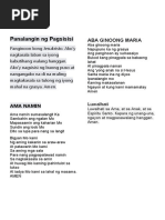 Tagalog Rosary Guide | PDF