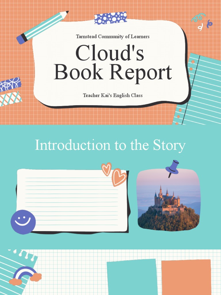 Orange Blue and Green Handwritten Book Report Education Presentation | PDF