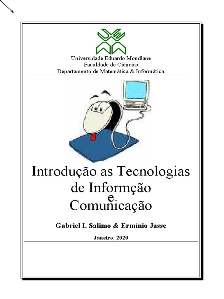 Manual de Introducao As Tecnologias de Informação e Comuicação 2020 ...