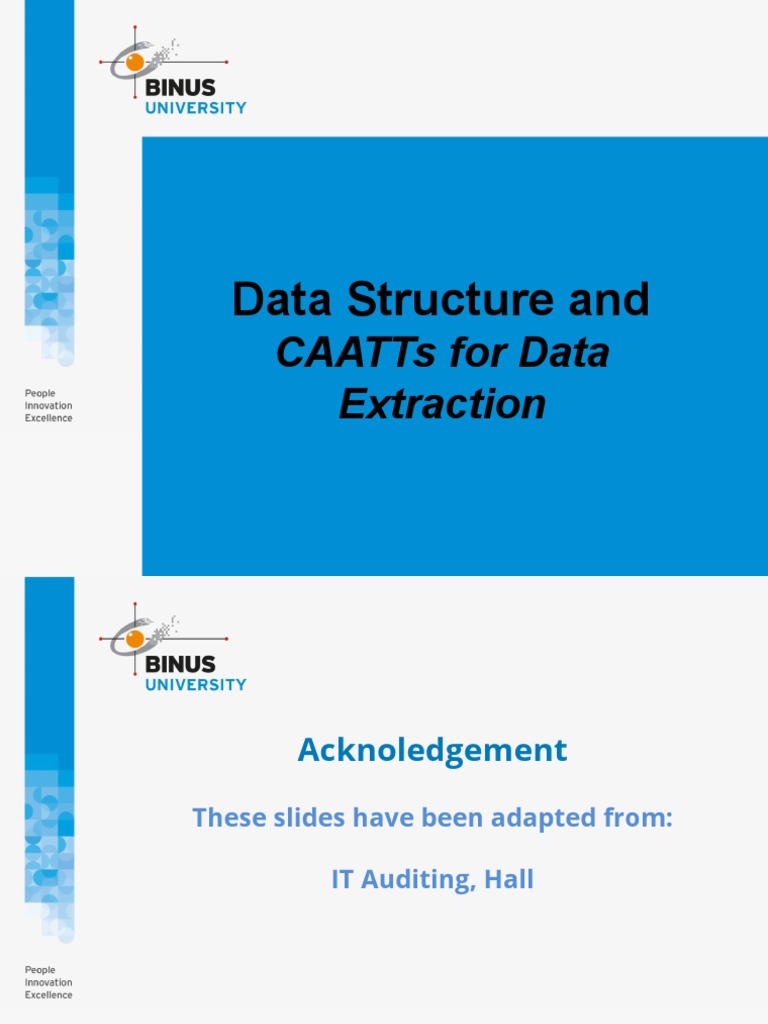 Data Structures, Database Design Principles, and Audit Data Extraction Tools | PDF | Relational ...