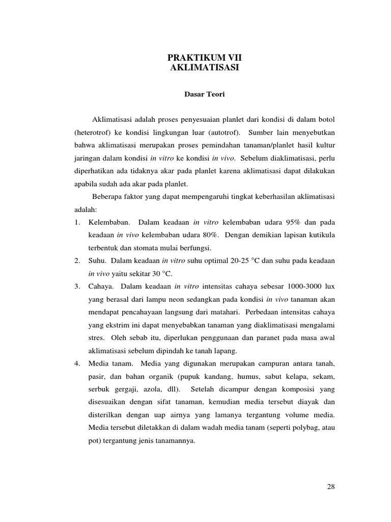 00002730-7 Aklimatisasi | PDF