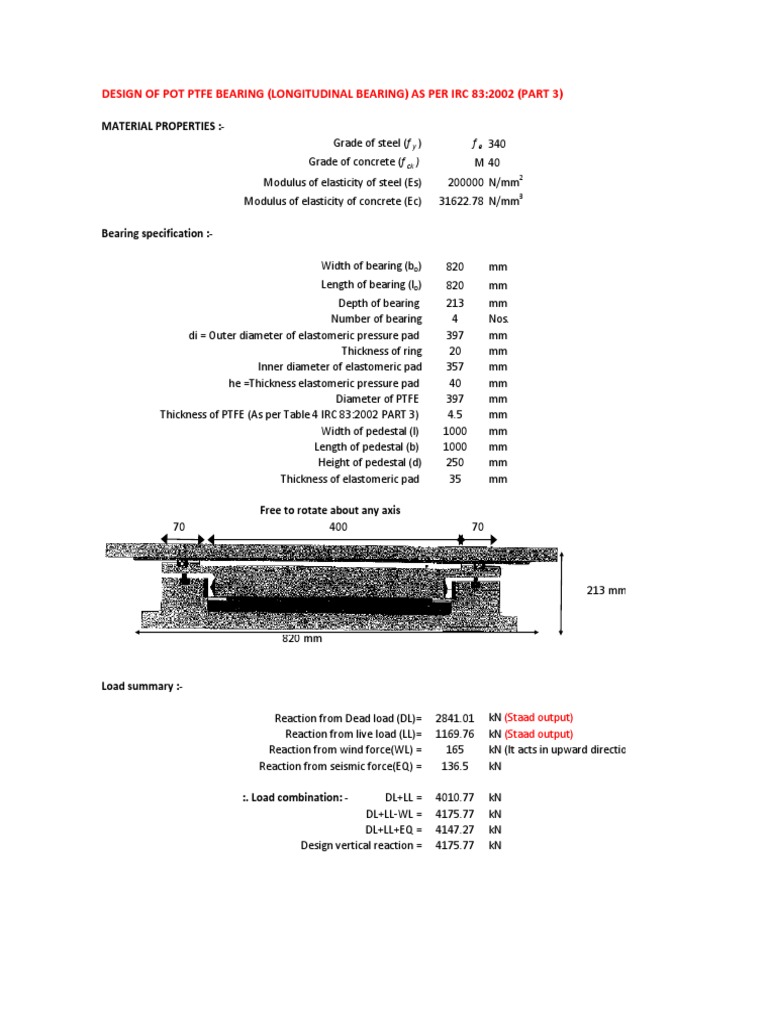 Longitudinal Bearing | PDF | Stress (Mechanics) | Bending