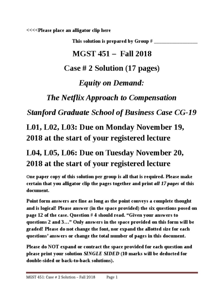 MGST 451 Case 2 Final | Download Free PDF | Option (Finance) | Hedge ...