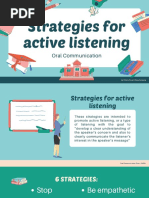 Active Listening Techniques Handout | PDF | Body Language | Communication