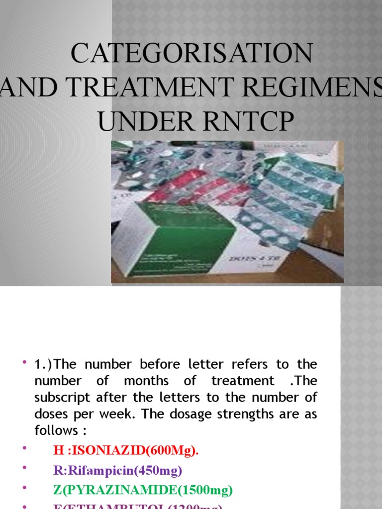 Dots Regimen For Tuberculosis Treatment | PDF