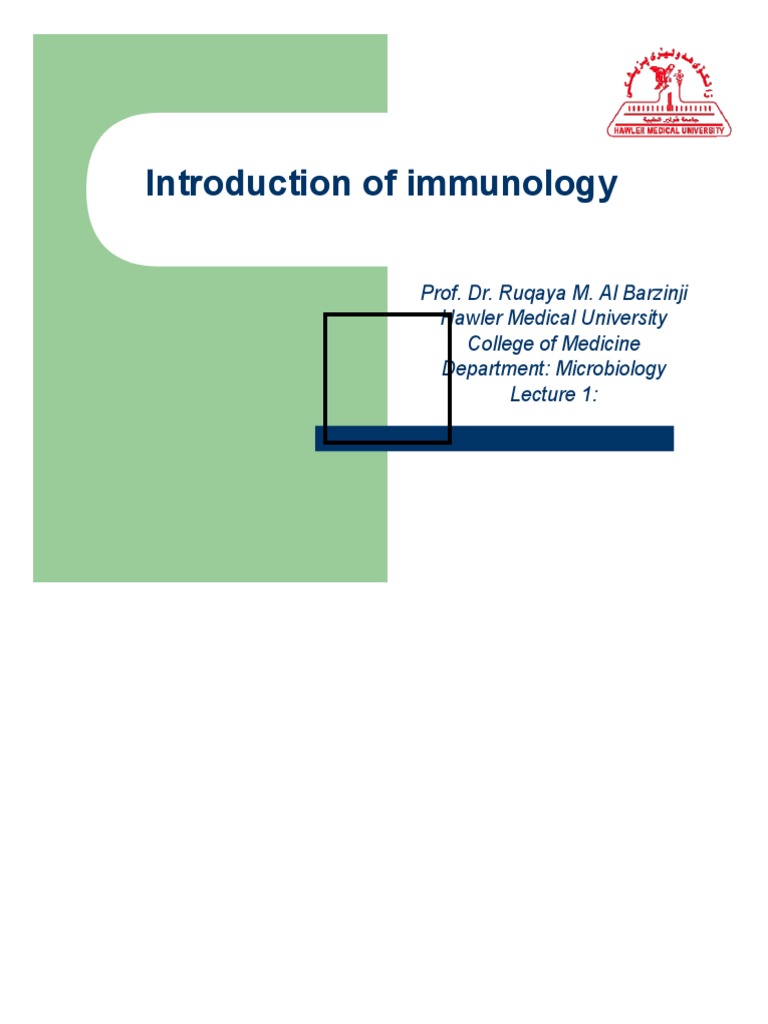 A Comprehensive Introduction to the Fundamental Concepts of Immunology ...