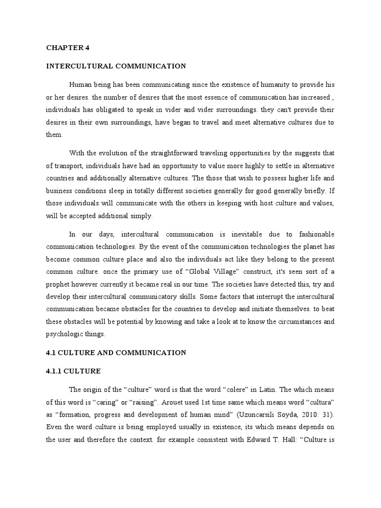 Intercultural Communication Insights | PDF | Communication | Cross ...