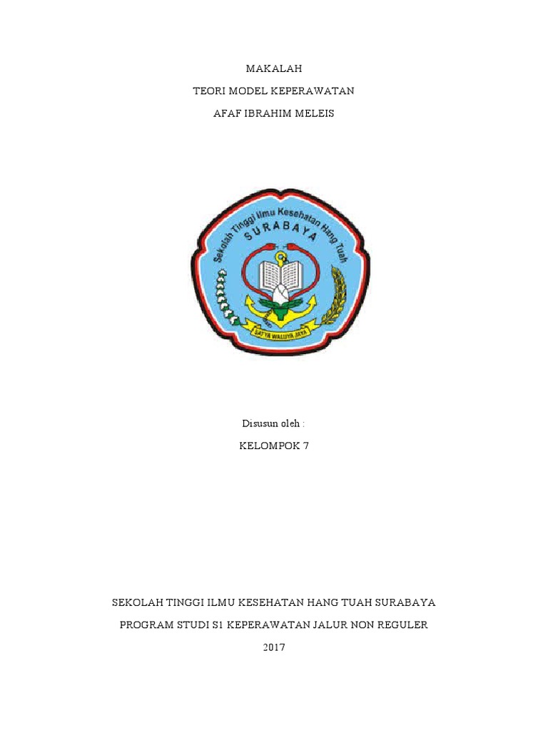 Makalah Teori Afaf Ibrahim Pdf