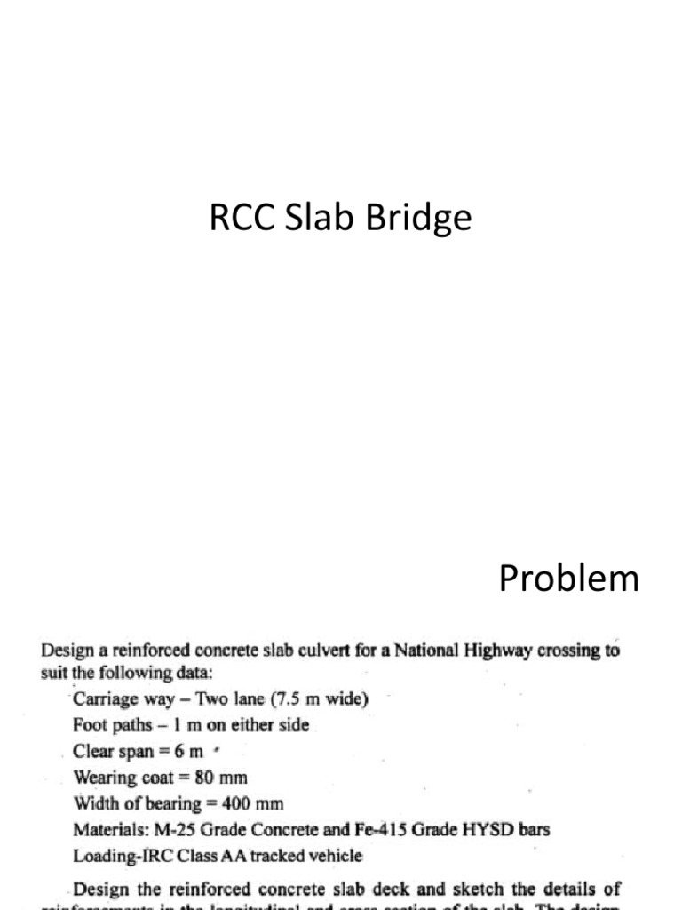 Slab Bridge | PDF