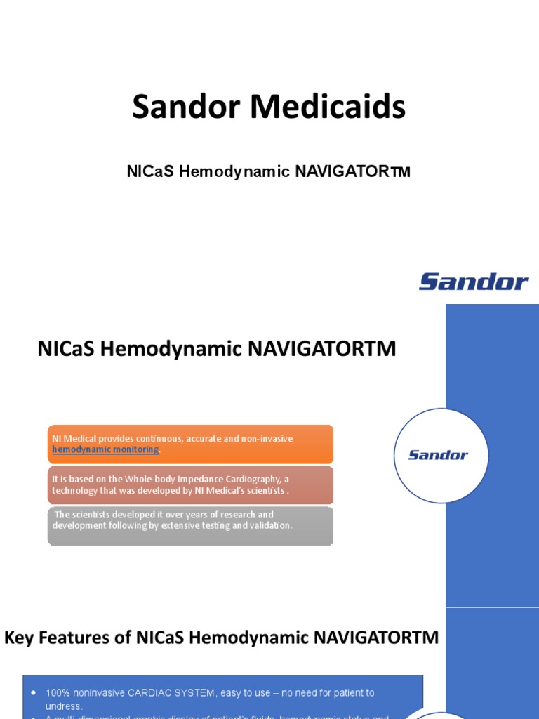 NICaS Hemodynamic NAVIGATORTM | PDF