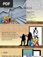 Arnis: Basic Stances and Courtesy Guide | PDF
