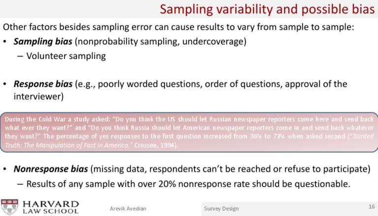 Sampling Bias (Nonprobability Sampling, Undercoverage) | PDF | Social Science | Self-Improvement