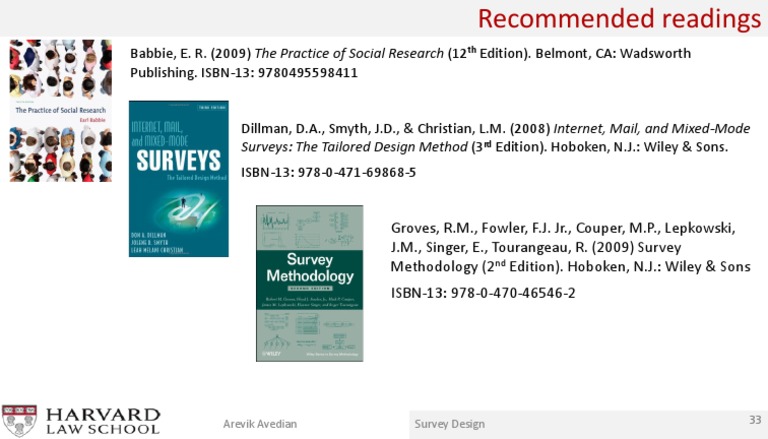 Surveys: The Tailored Design Method (3 | PDF