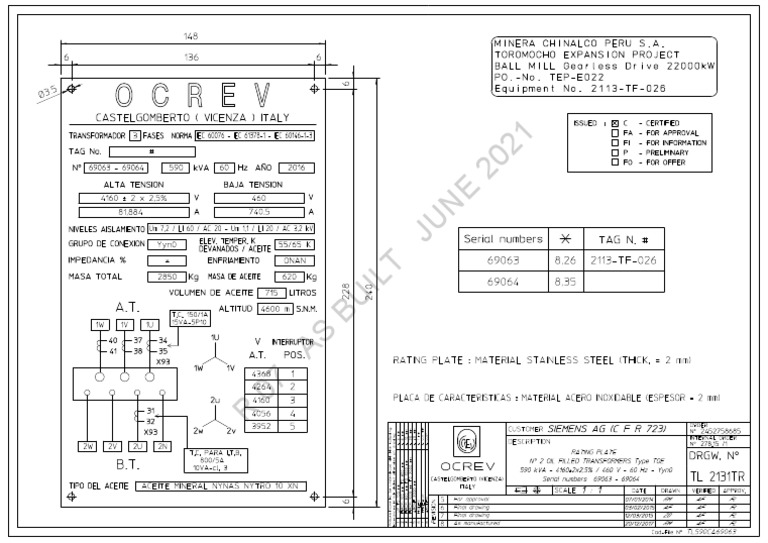 03 Rating Plate | PDF