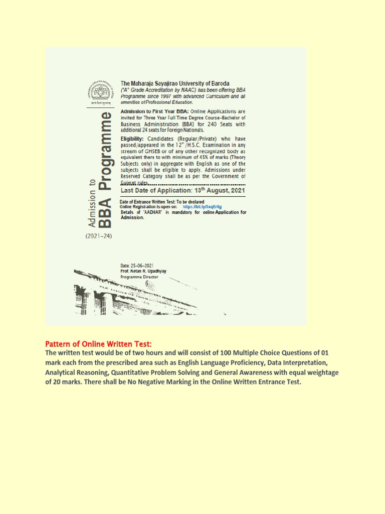 Online Written Test | PDF