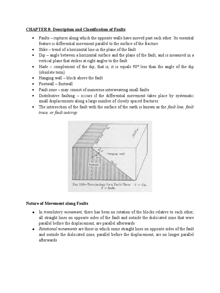 CHAPTER 8: Description and Classification of Faults: Trace, or Fault ...