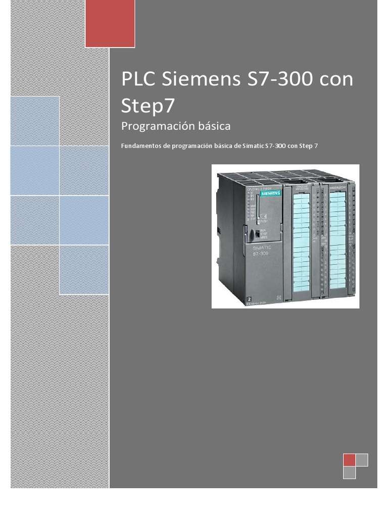 Programación Básica PLC Siemens S7-300 Con STEP 7 | PDF | Poco | Termostato
