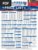 Steel and Pipe Price List 2025 | PDF | Iron | Steel