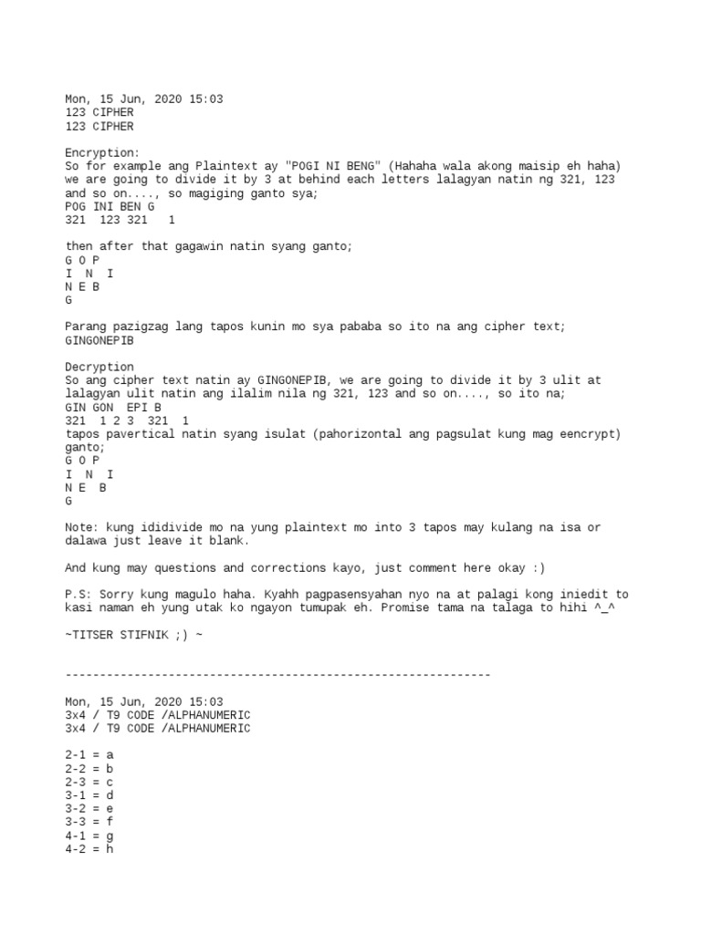 Codes | PDF | Cipher | Information Age