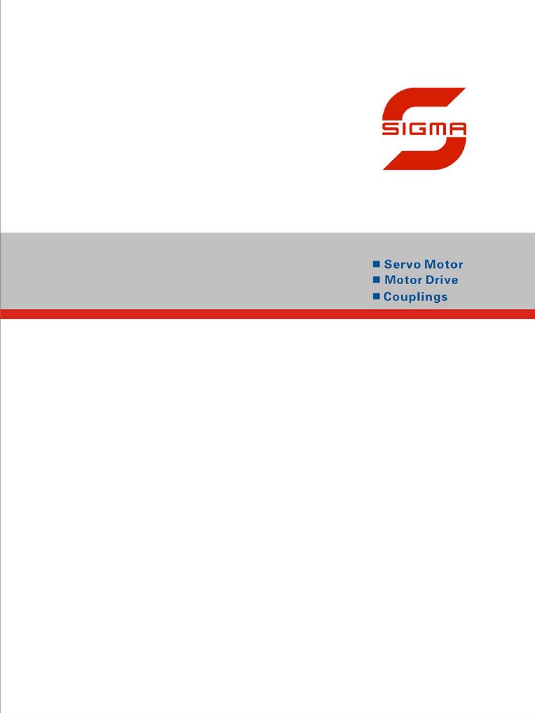 Sigma SG Ac Servo Motor Drives | PDF