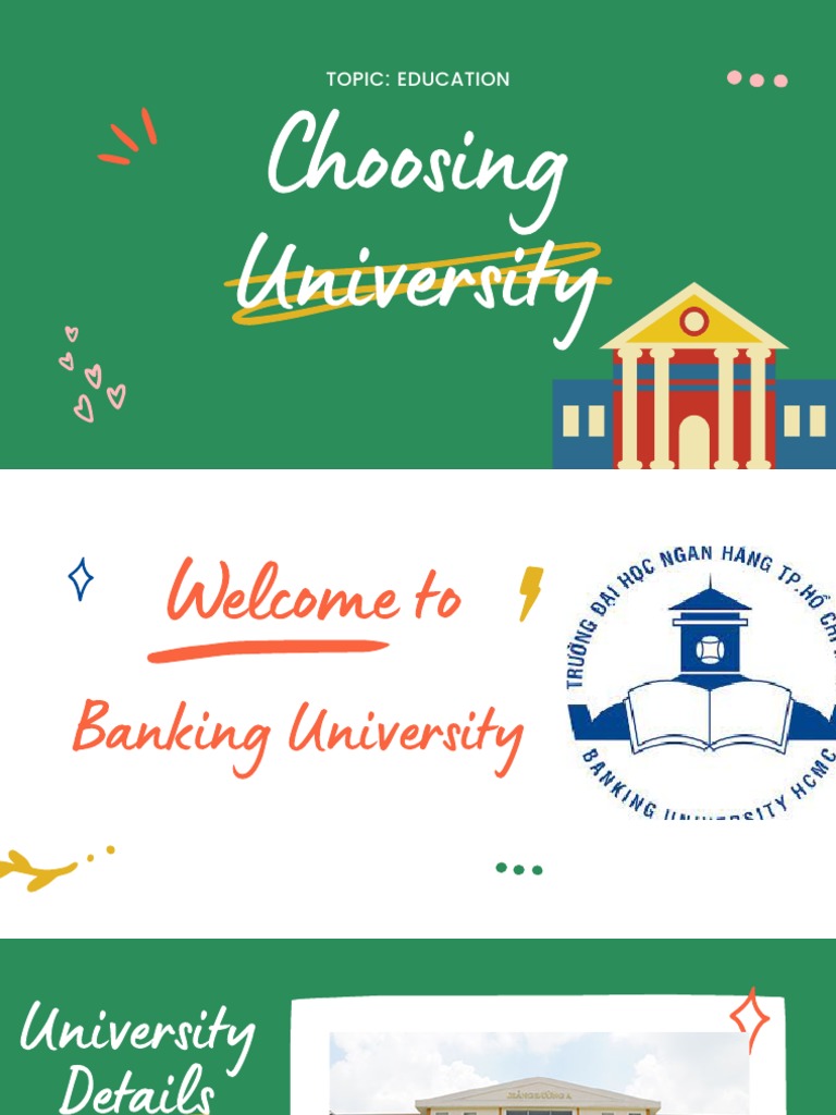 Choosing University: Topic: Education | PDF | Career & Growth