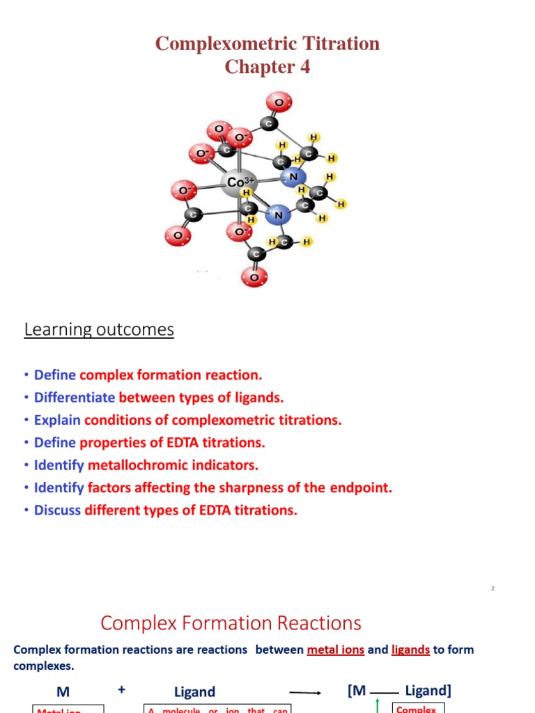A Comprehensive Overview of Complexometric Titration Using EDTA | PDF ...