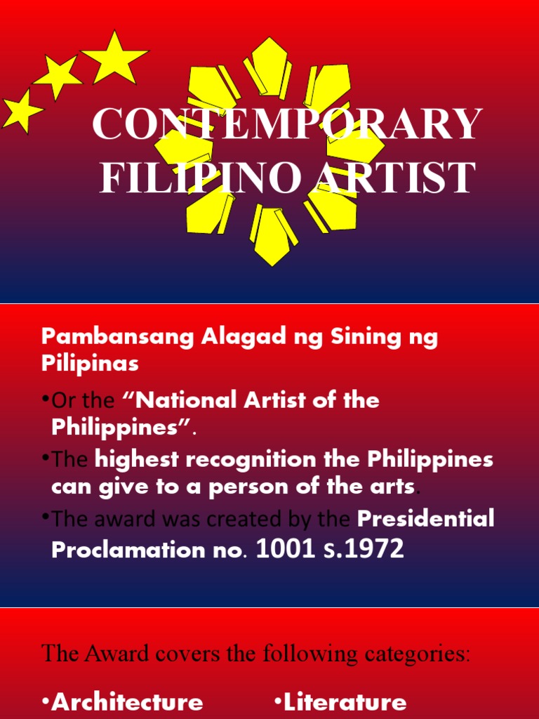 National Artist of the Philippines Guide | PDF | Philippines