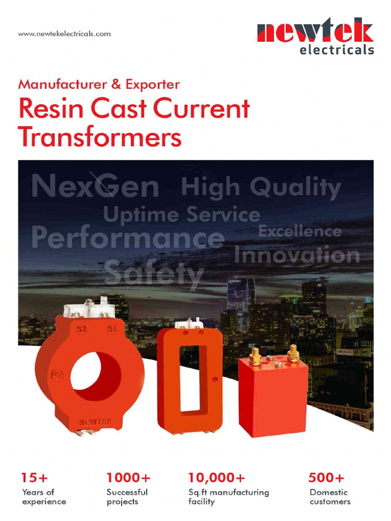 Current Transformers Resin Cast - Newtek Electricals CTS, PTS, Digital ...