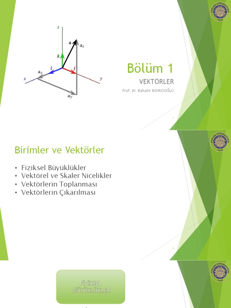 Vektörler | PDF