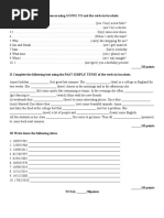 Cambridge Primary Progression Test: English Paper 2 | PDF | Verb | Adverb