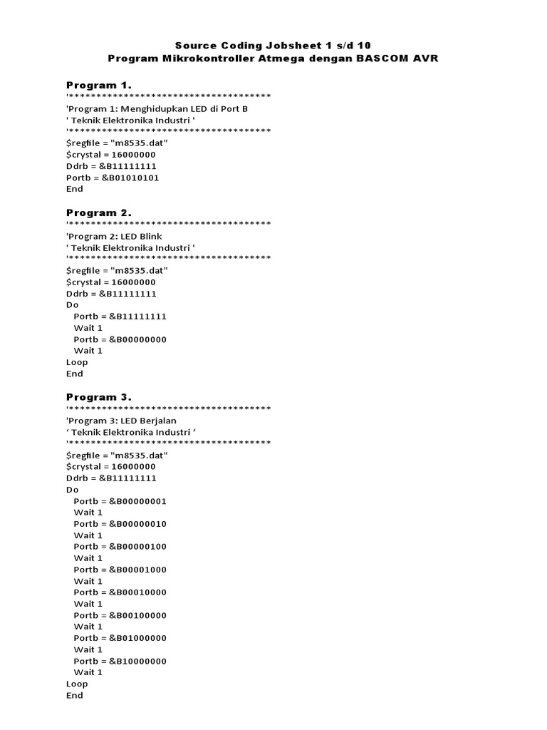Source Code Bascom Avr Atmega8535 Pdf Computing Computer Engineering 6801
