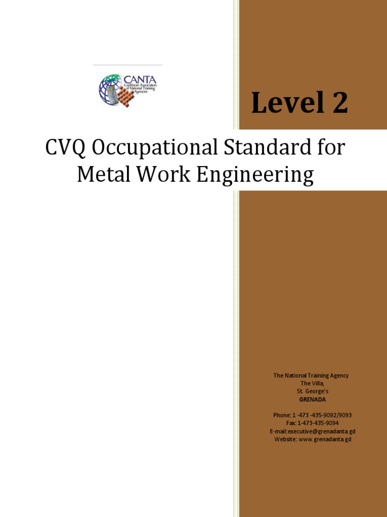 Metal Work Engineering Level 2 Standard | PDF | Competence (Human ...