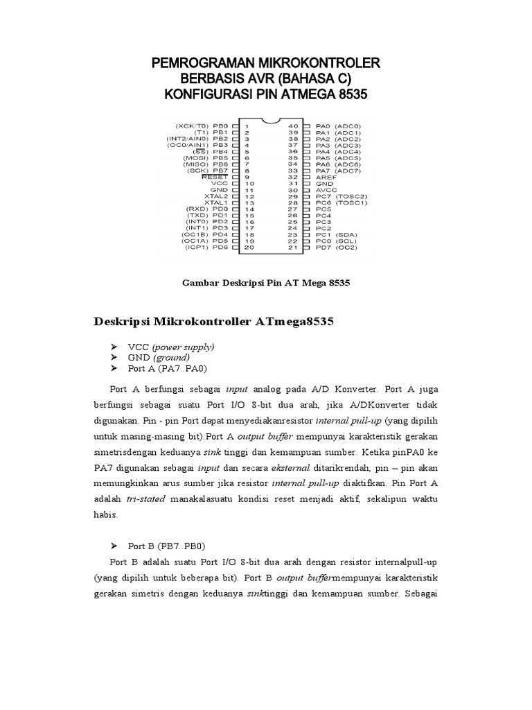 Modul Atmega 8535 | PDF