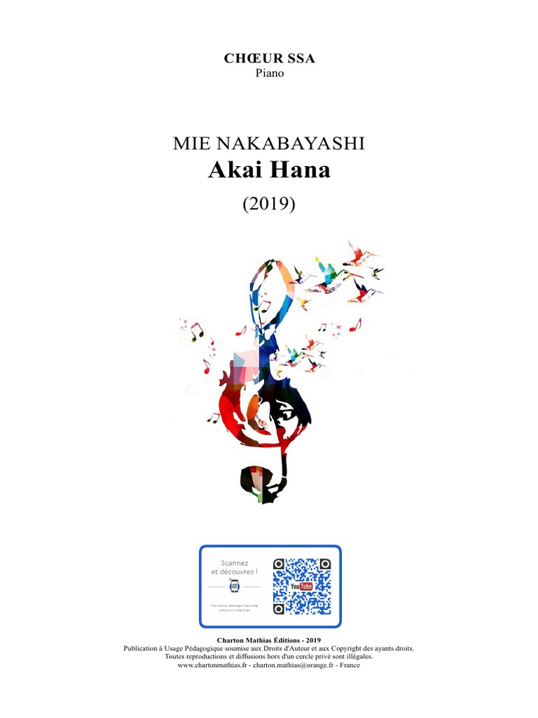 Akai Hana - Partition Complete | PDF | Haïku