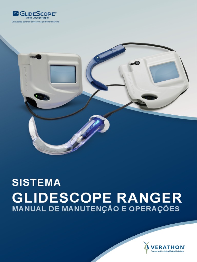 Laringoscópio GlideScope Ranger - Manual Usuário | PDF | Câmera ...