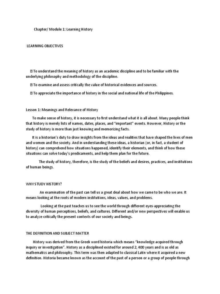 Lesson Plan Philippine History | Download Free PDF | Idea | Cognition