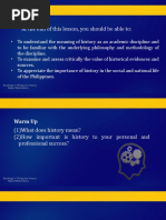 Hist 1 Readings in Philippine History Module PDF | PDF | Primary ...