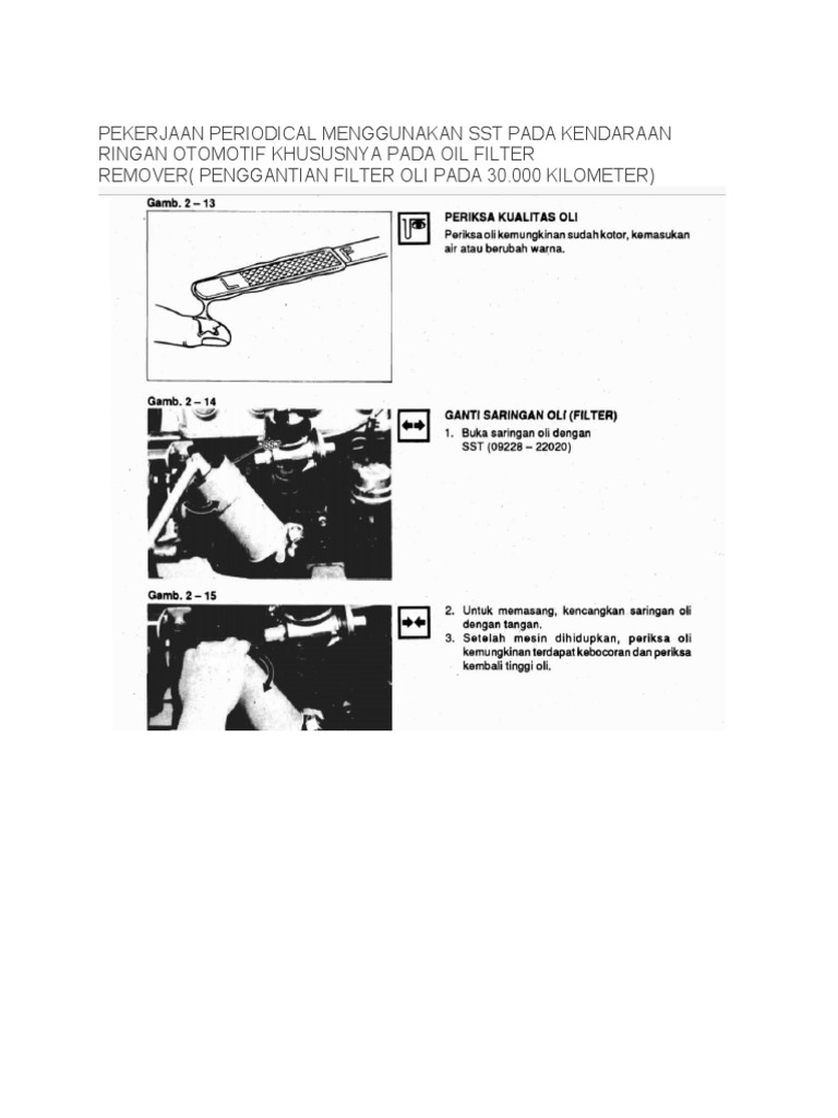 Special Service Tools Pada Periodical Maintenance | PDF