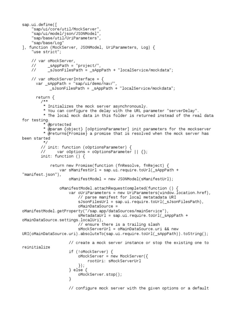 Mock Server Initialization | PDF | Computing | Computer Data