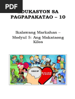 EsP 10 QUARTER 2 MODULE 1 | PDF