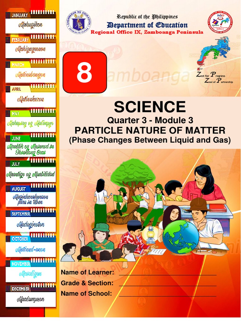 Science 8 Module 3 Version 3 | PDF | Evaporation | Liquids