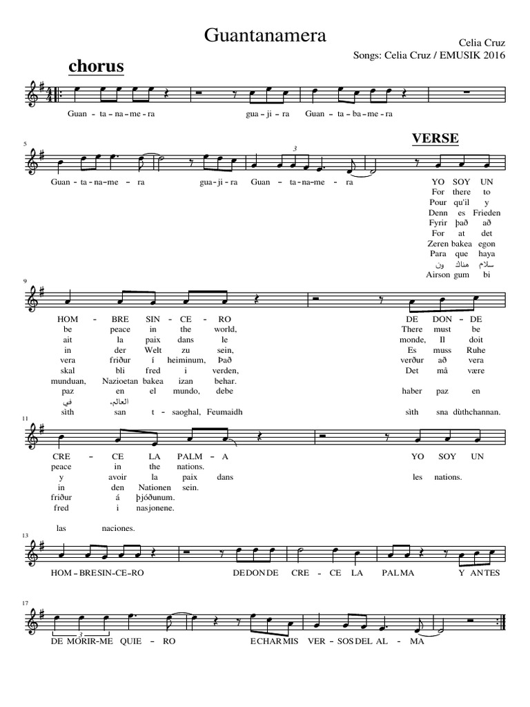 Guantanamera | PDF