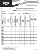 Smoke Detector Checklist | PDF | Equipment | Manufactured Goods